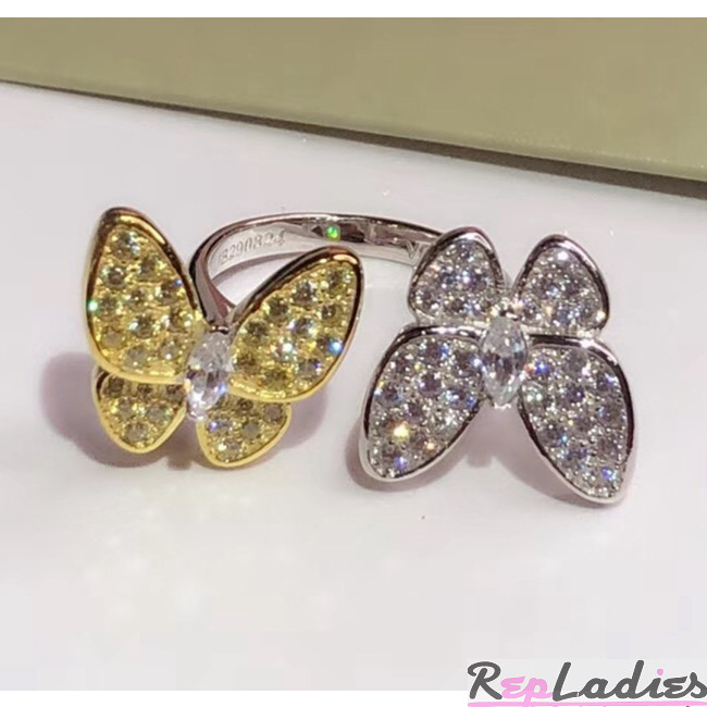 Van Cleef & Arpels Butterfly Ring 13 Yellow/Silver 2020